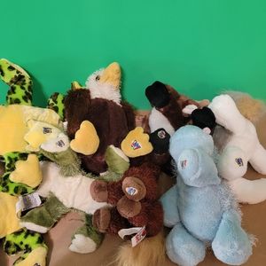 GANZ | Toys | Lot Of 8 Assorted Webkinz Lil Kinz Bullfrog Eagle Hippo ...